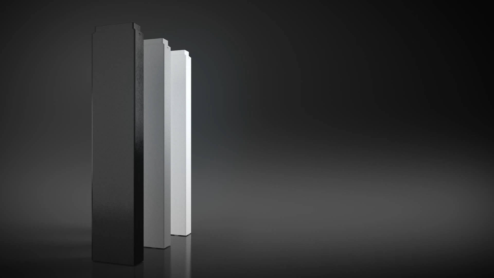 DL12：供升降桌应用的三件式直线升降柱